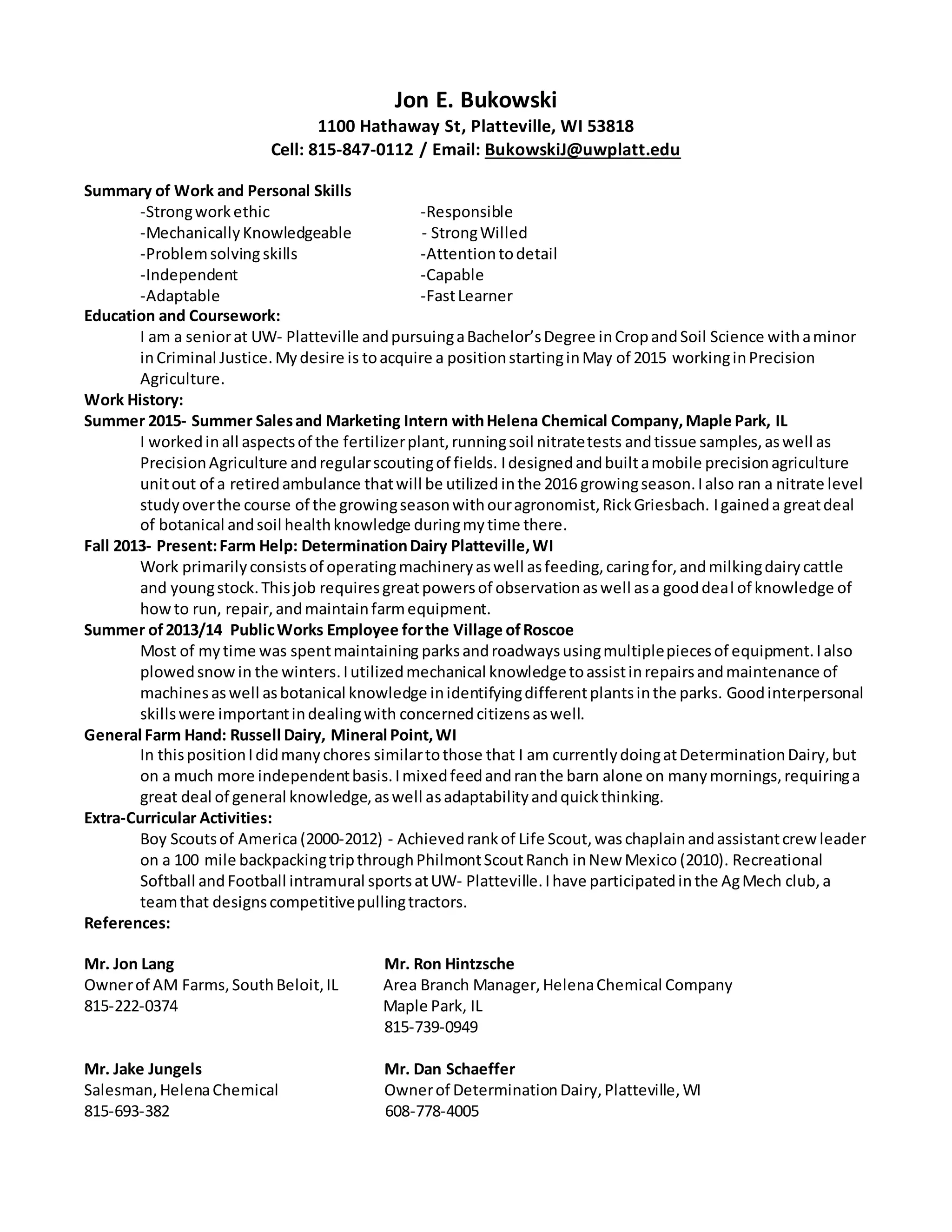 Updated Resume | DOCX