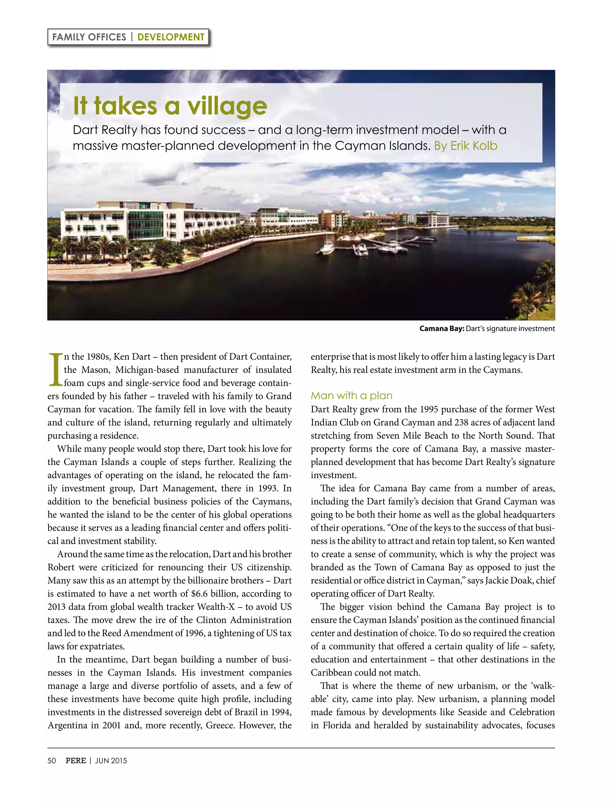 Dart Cayman Feature | PDF