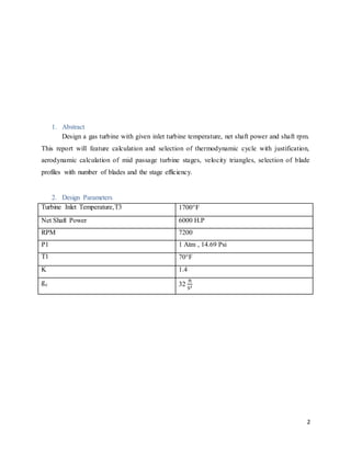 Turbine Design | PDF