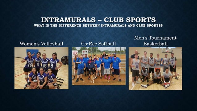 Intramural Sports & Recreation @ ACCREVISED | PPT | Free download