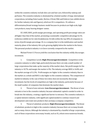 Estee Lauder analysis | DOCX