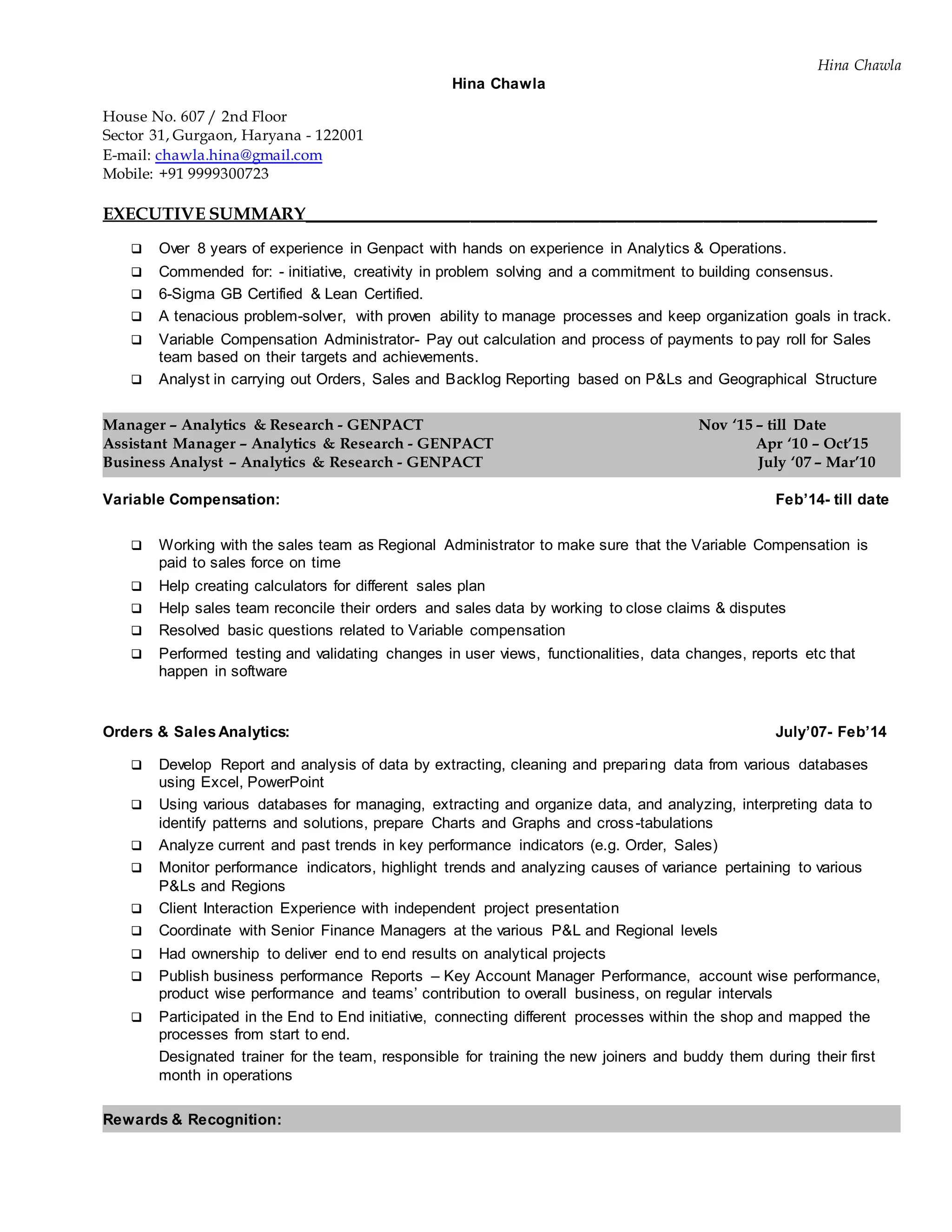 Resume-Hina Chawla | DOCX