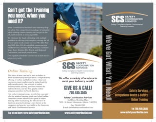 SCS Brochure Final | PPT