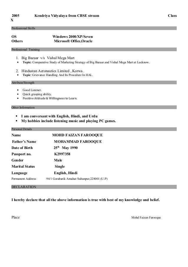 Faizan Current Resume