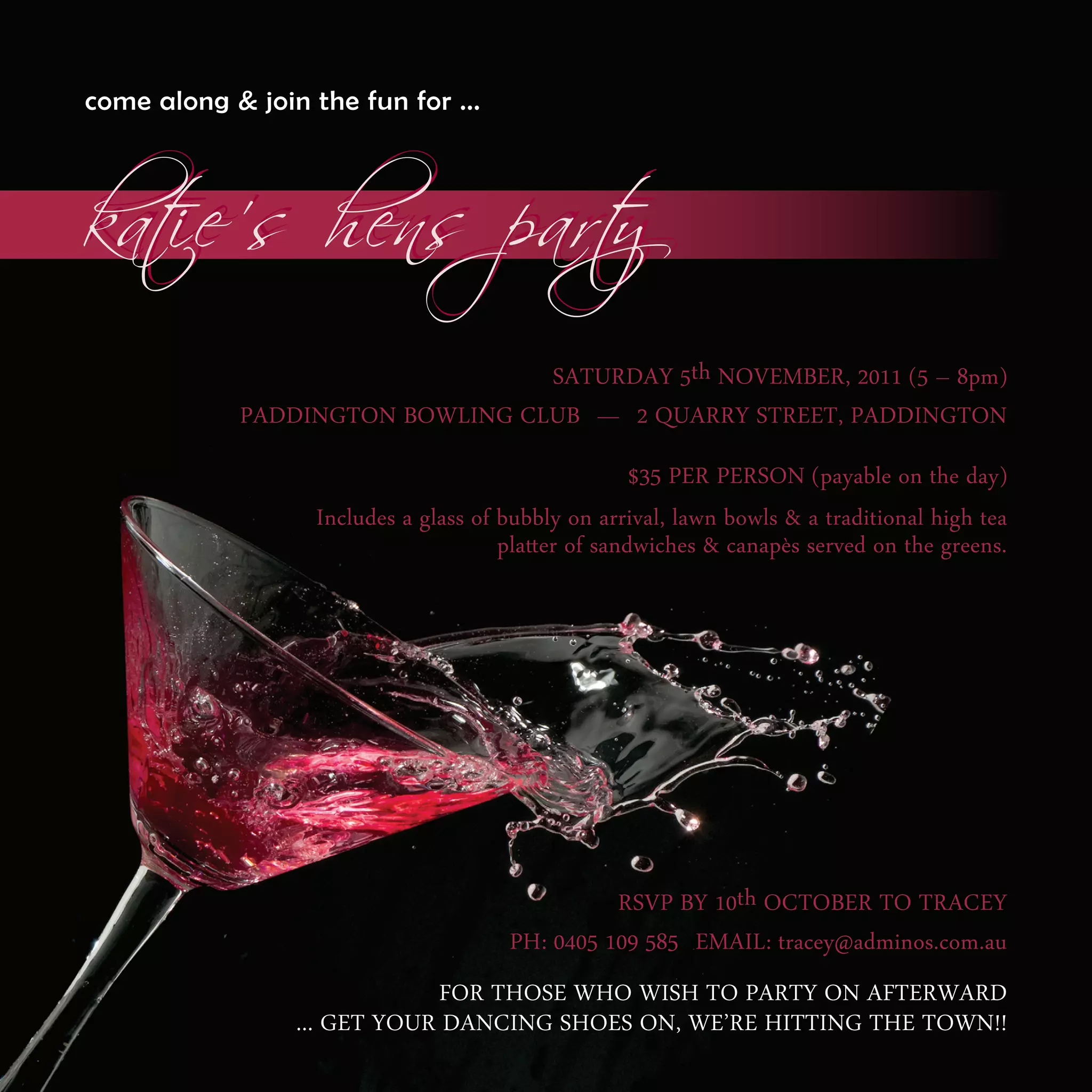 Hens Party Invitation - Jen | PDF