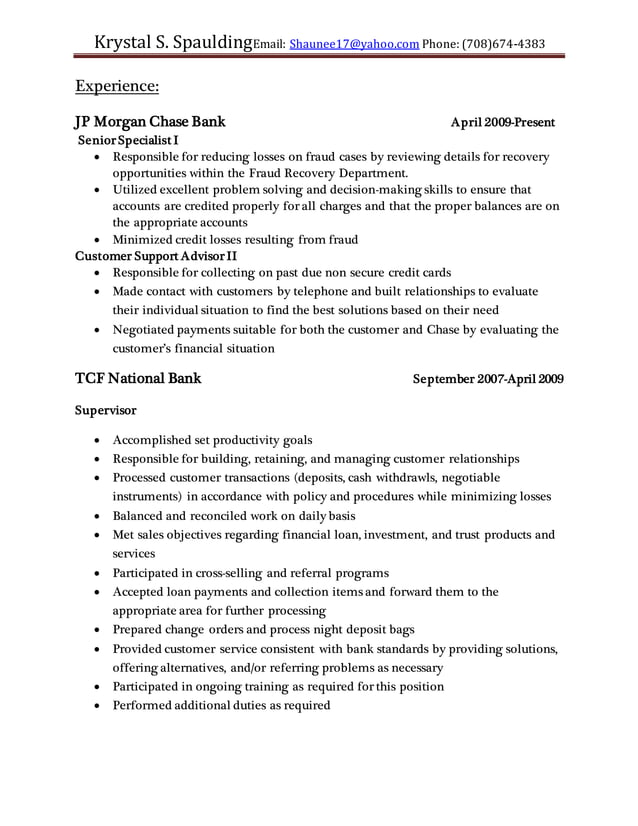 Krystal Resume16 | PDF