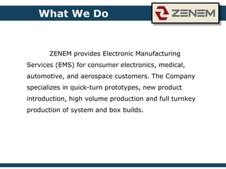 Zenem Introduction r3 | PPT