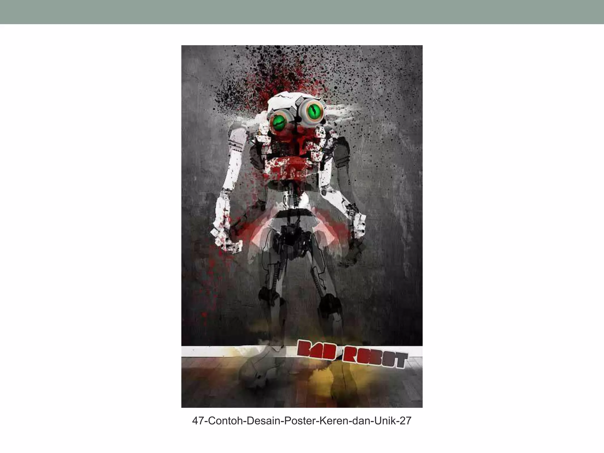 47 contoh desain poster keren dan unik | PPTX