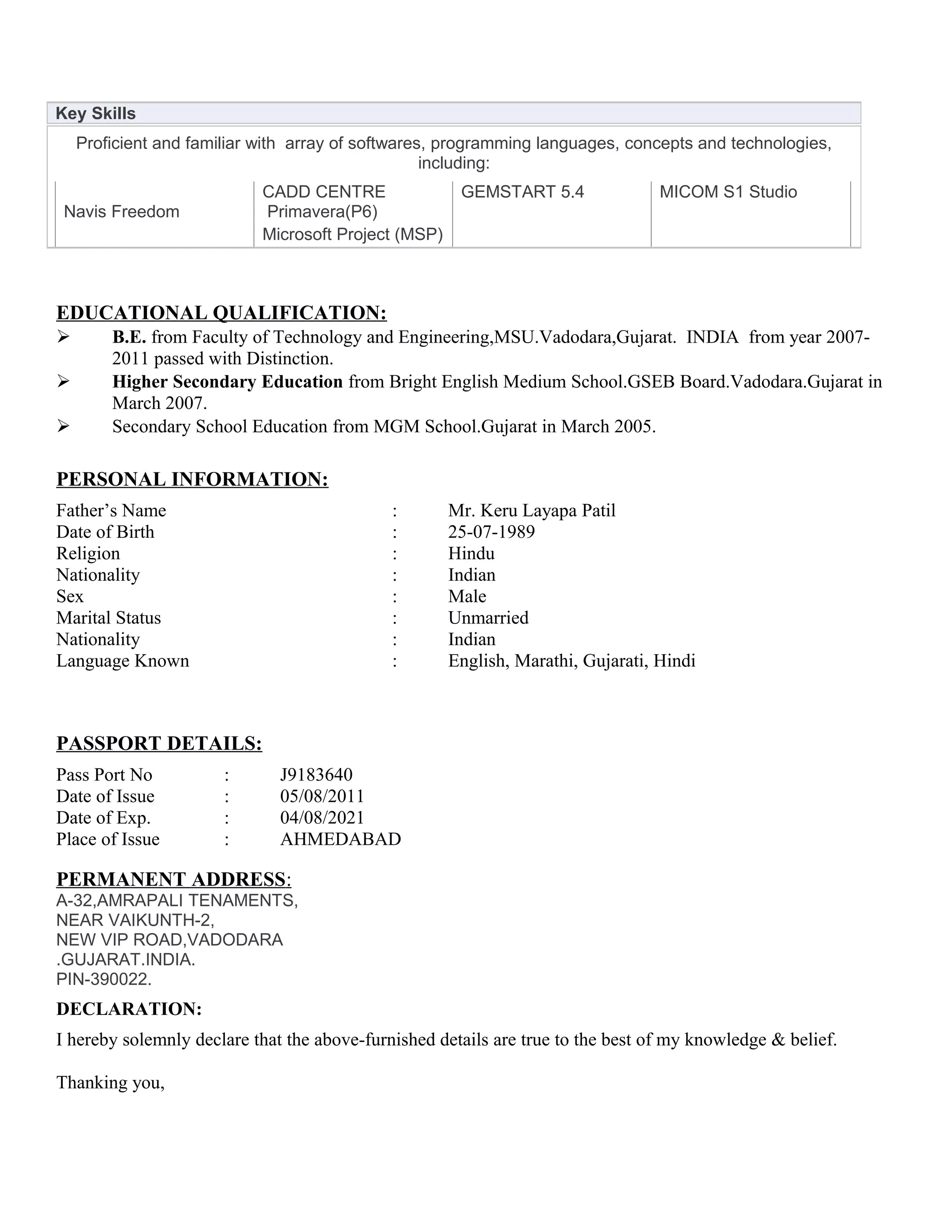 Satish (Planning engineer) | DOC