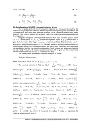 INS/GPS Integrated Navigation Technology for Hypersonic UAV | PDF ...
