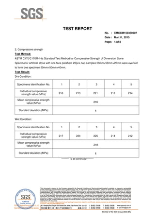 benyi SGS test report英文版 | PDF
