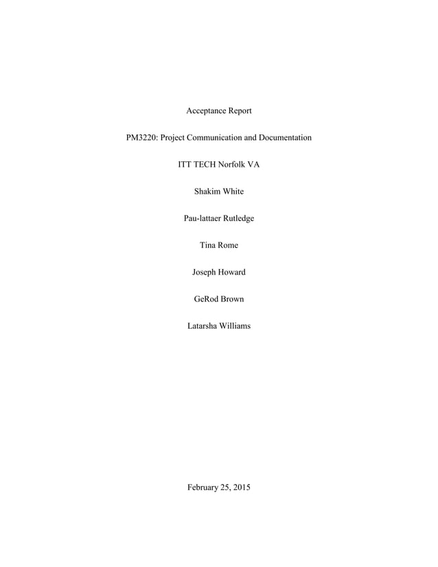 Acceptance_Report | DOCX