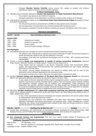 Resume_Dhananjay_Bhave | DOC