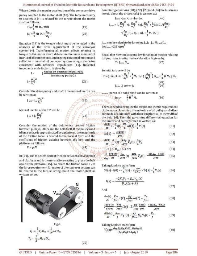 Design and Implementation of Conveyor Belt Speed Control using PID for ...