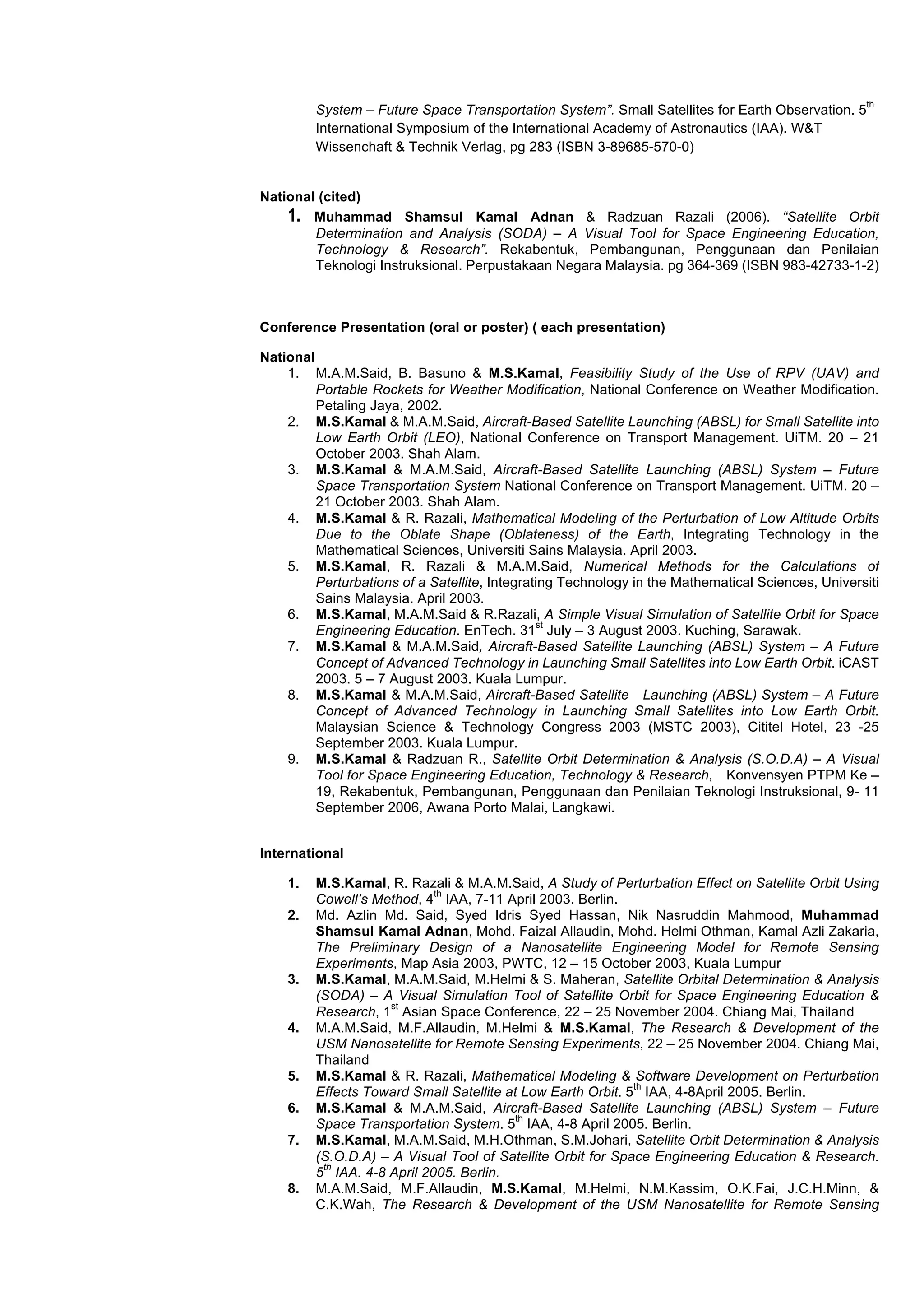 Muhammad Shamsul Kamal-Resume | PDF