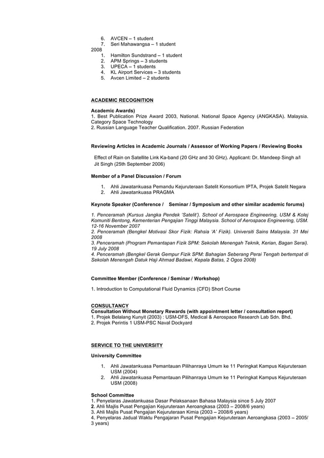 Muhammad Shamsul Kamal-Resume | PDF | Education industry | Industries
