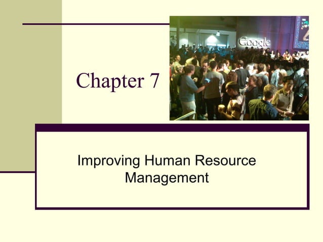 Week5 bolman deal_chap 7 | PPT