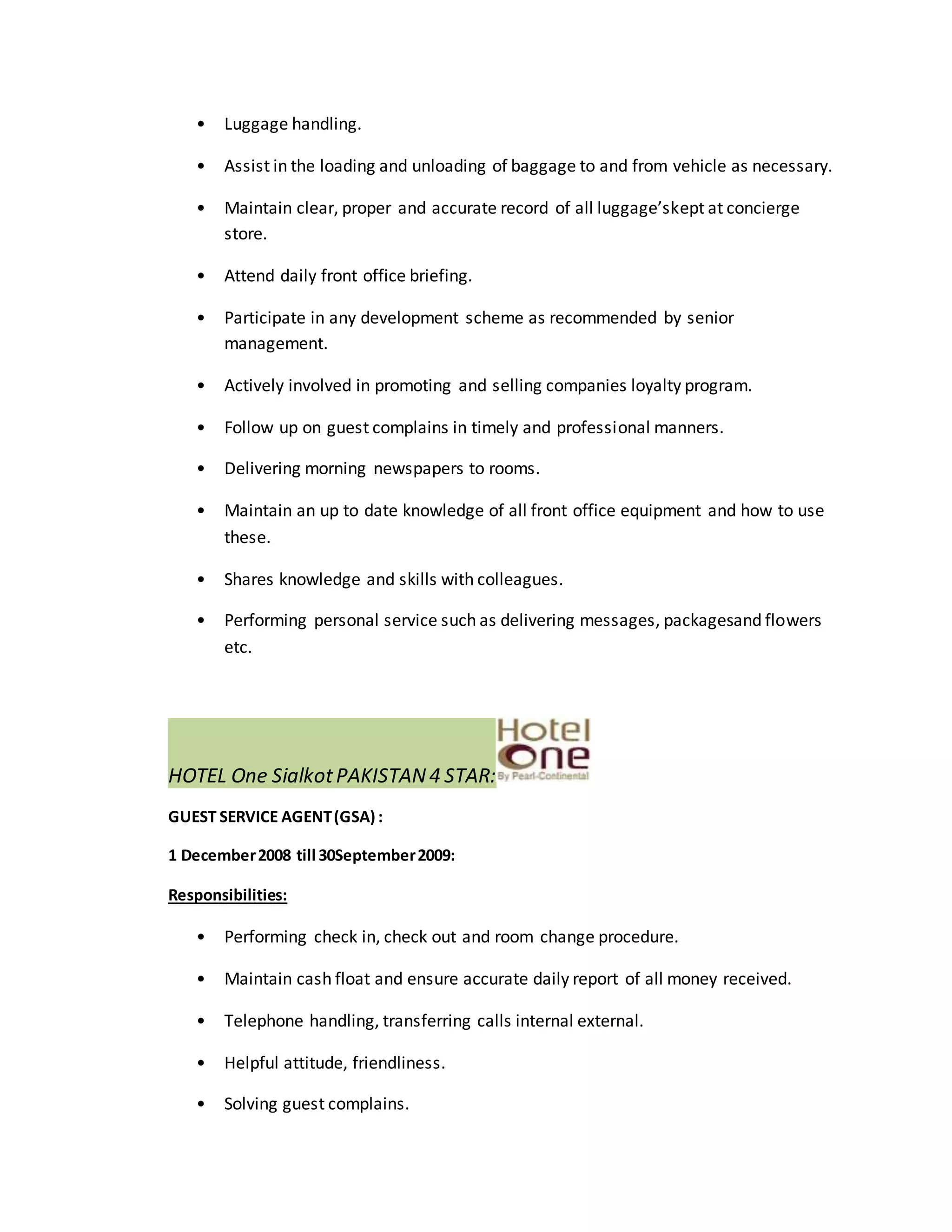 Muhammad Naseer Cv | DOCX