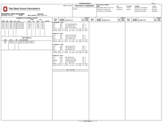 osu unofficial transcript | PPT