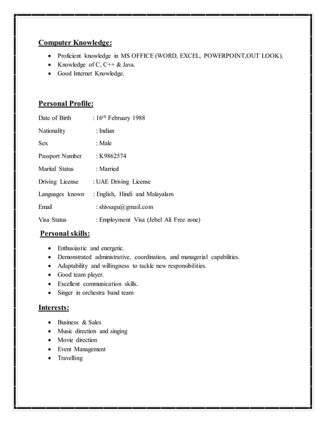 SHIVA CV LATEST (2) | PDF