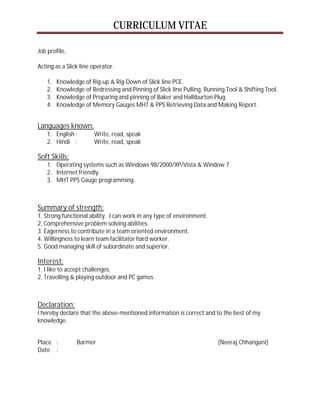 Neeraj Resume | PDF