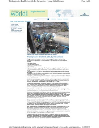 Braddock Relife Project Article | PDF | Manufacturing Industry | Industries