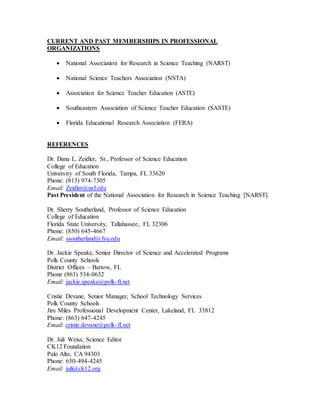 Milt's Vita | DOCX | Professional School | Postgraduate Education