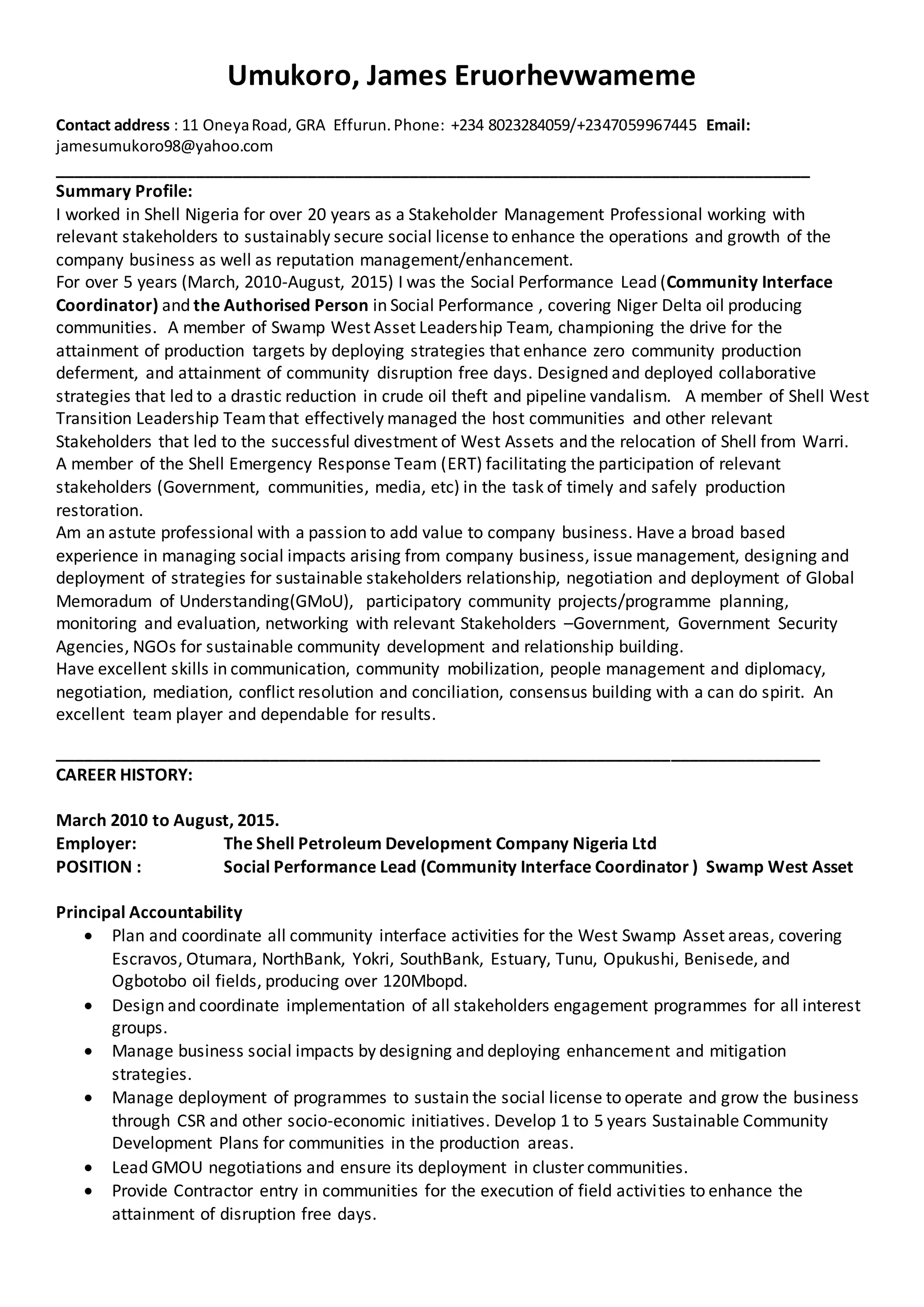 Umukoro James Profile4 | DOCX