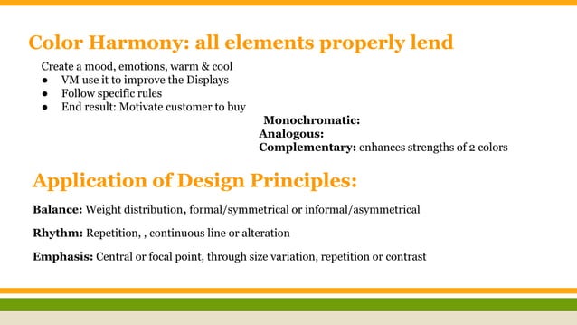 Color Harmony and Design Principles Project | PPTX