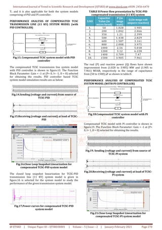 Performance Analysis and Comparison of Transmission Line Varying the Capacitor Value with PI and ...