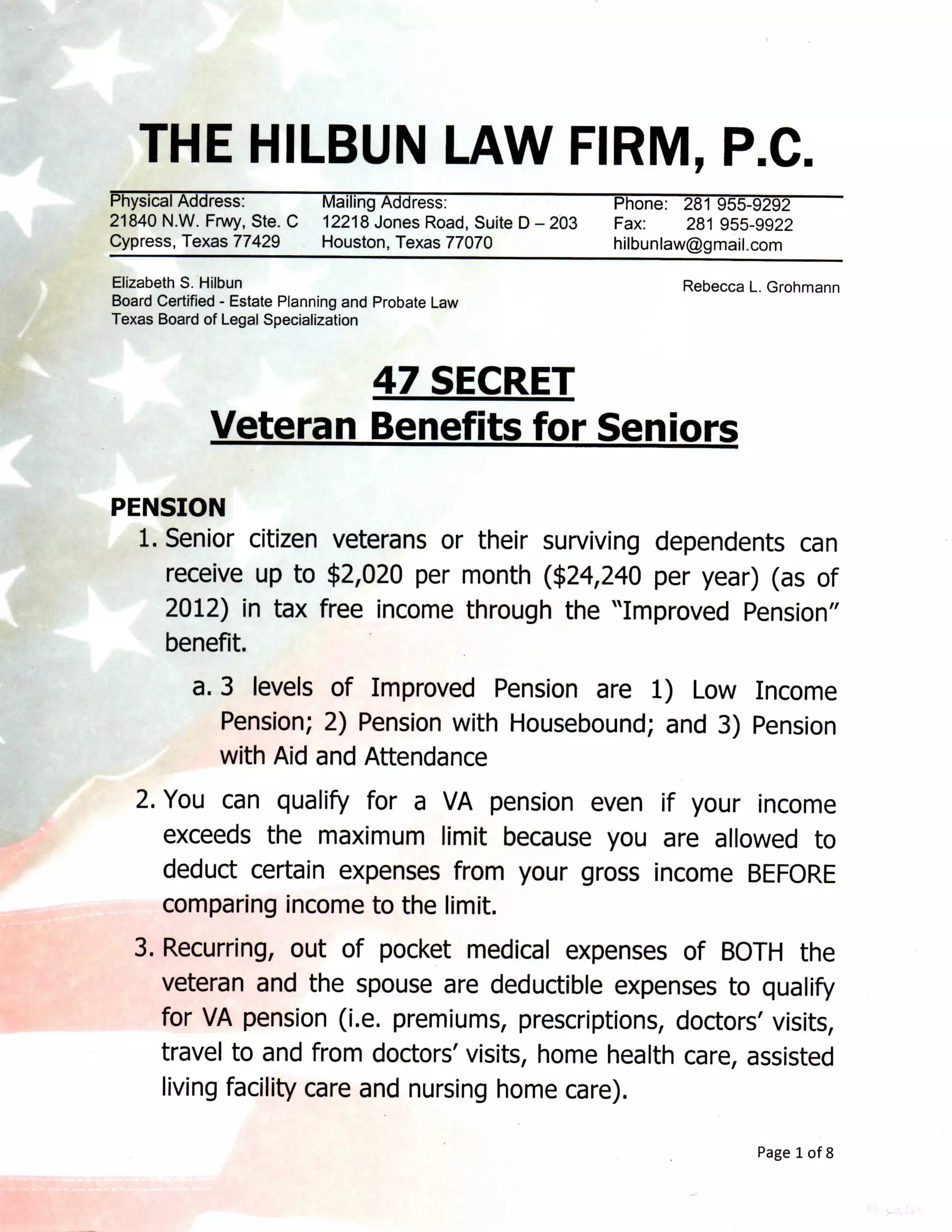 47 Secret VA Benefits | PDF