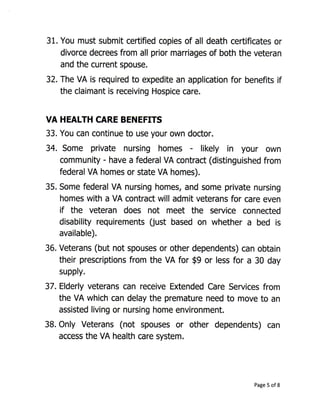 47 Secret VA Benefits | PDF