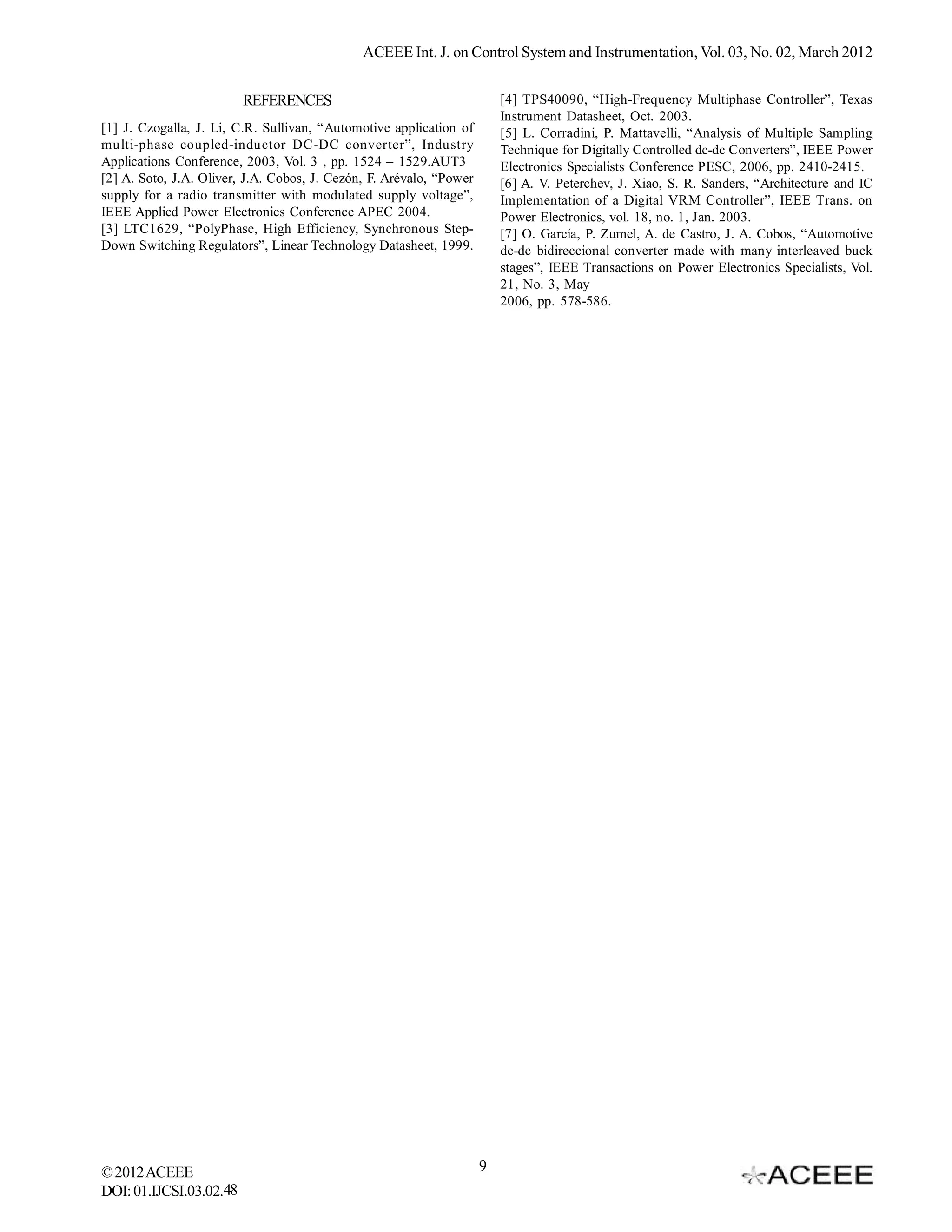 Interleaving Technique in Multiphase Buck & Boost Converter | PDF