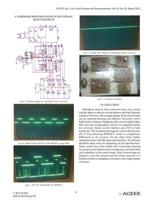 Interleaving Technique in Multiphase Buck & Boost Converter | PDF