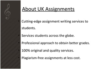Uk assignments | PPT