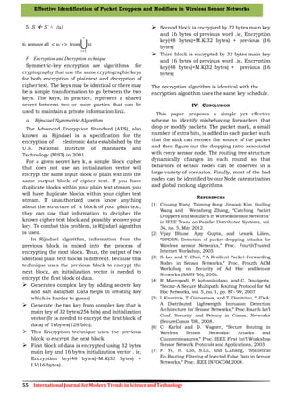 Effective Identification of Packet Droppers and Modifiers in Wireless Sensor Networks | PDF ...