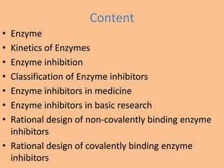 ENZYME INHIBITION MORE INTERESTING IN CHEMISTRY WAY | PPTX