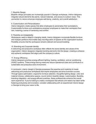 INTERIOR DESIGN IN GEORGIA | PDF