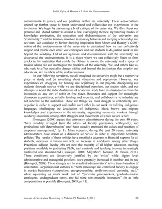 Life in the Undercommons: Sustaining Justice-work Post Disillusionment ...