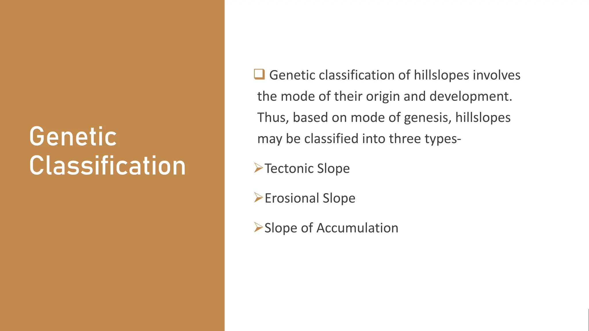 480.pptx development of hill slope, classification | PPTX