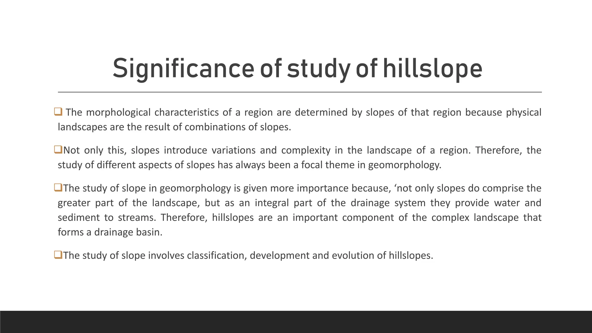 480.pptx development of hill slope, classification | PPTX