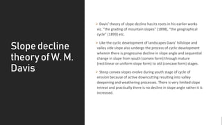 480.pptx development of hill slope, classification | PPTX
