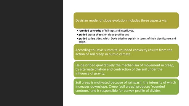 480.pptx development of hill slope, classification | PPTX | Geography ...