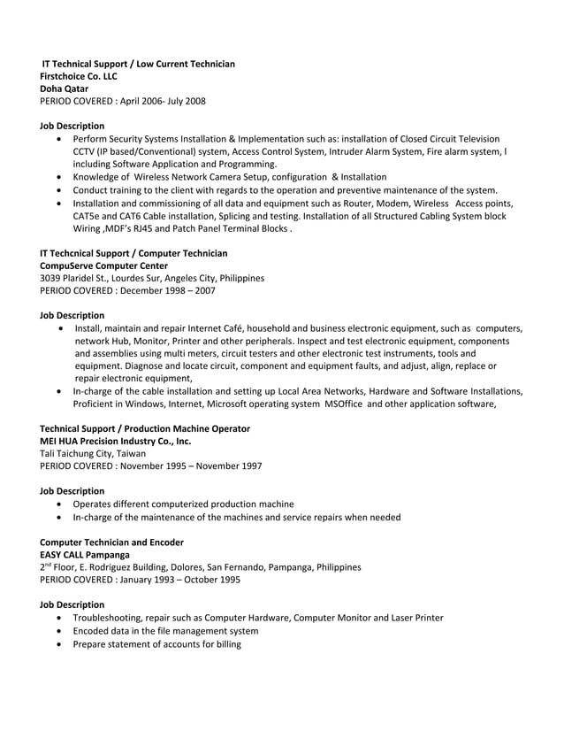 Eric Paras CV 2015e | PDF