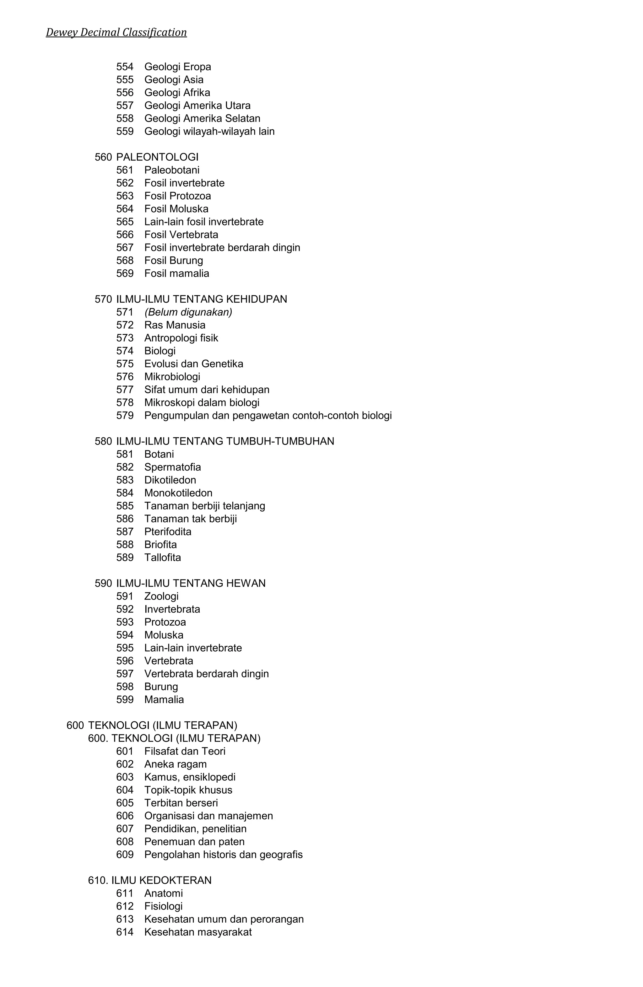 48029550 klasifikasi-buku-menurut-ddc | PDF
