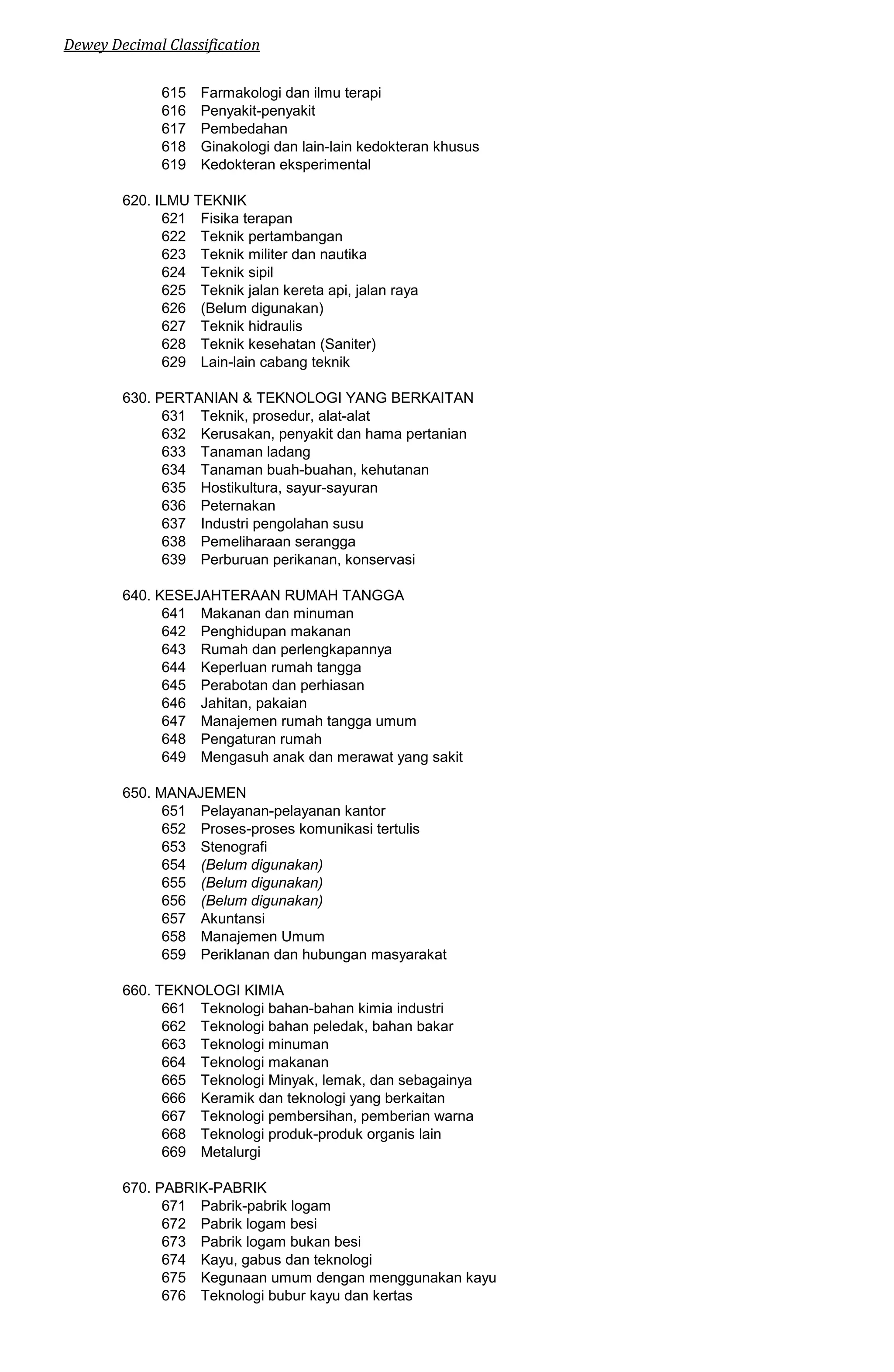 48029550 klasifikasi-buku-menurut-ddc | PDF