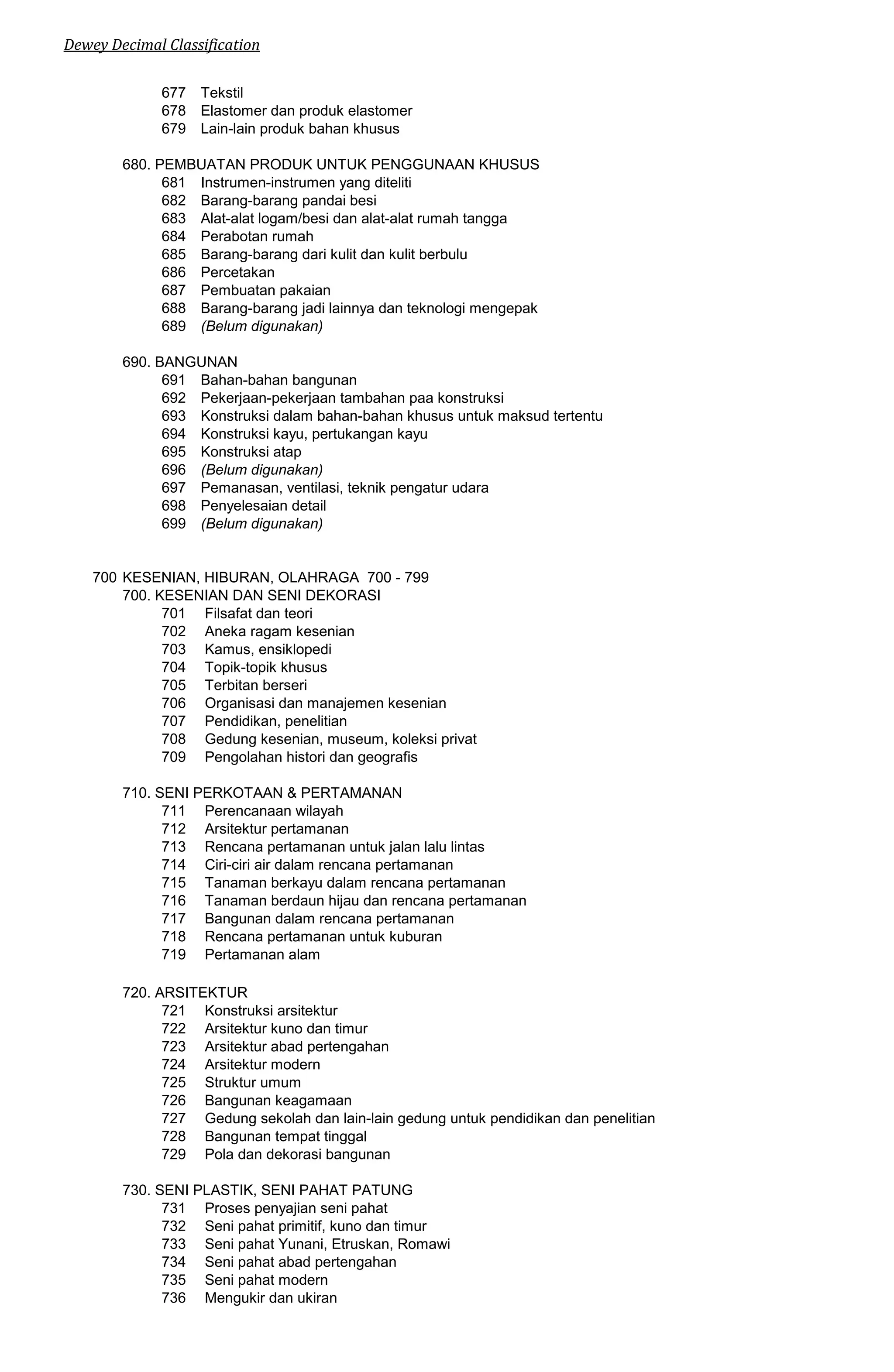 48029550 klasifikasi-buku-menurut-ddc | PDF
