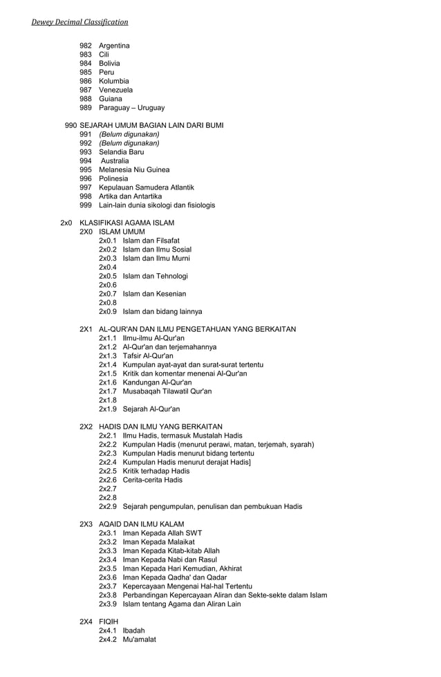 48029550 klasifikasi-buku-menurut-ddc | PDF