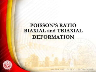 poission ration for biaxial and traxial deformationpt.ppt