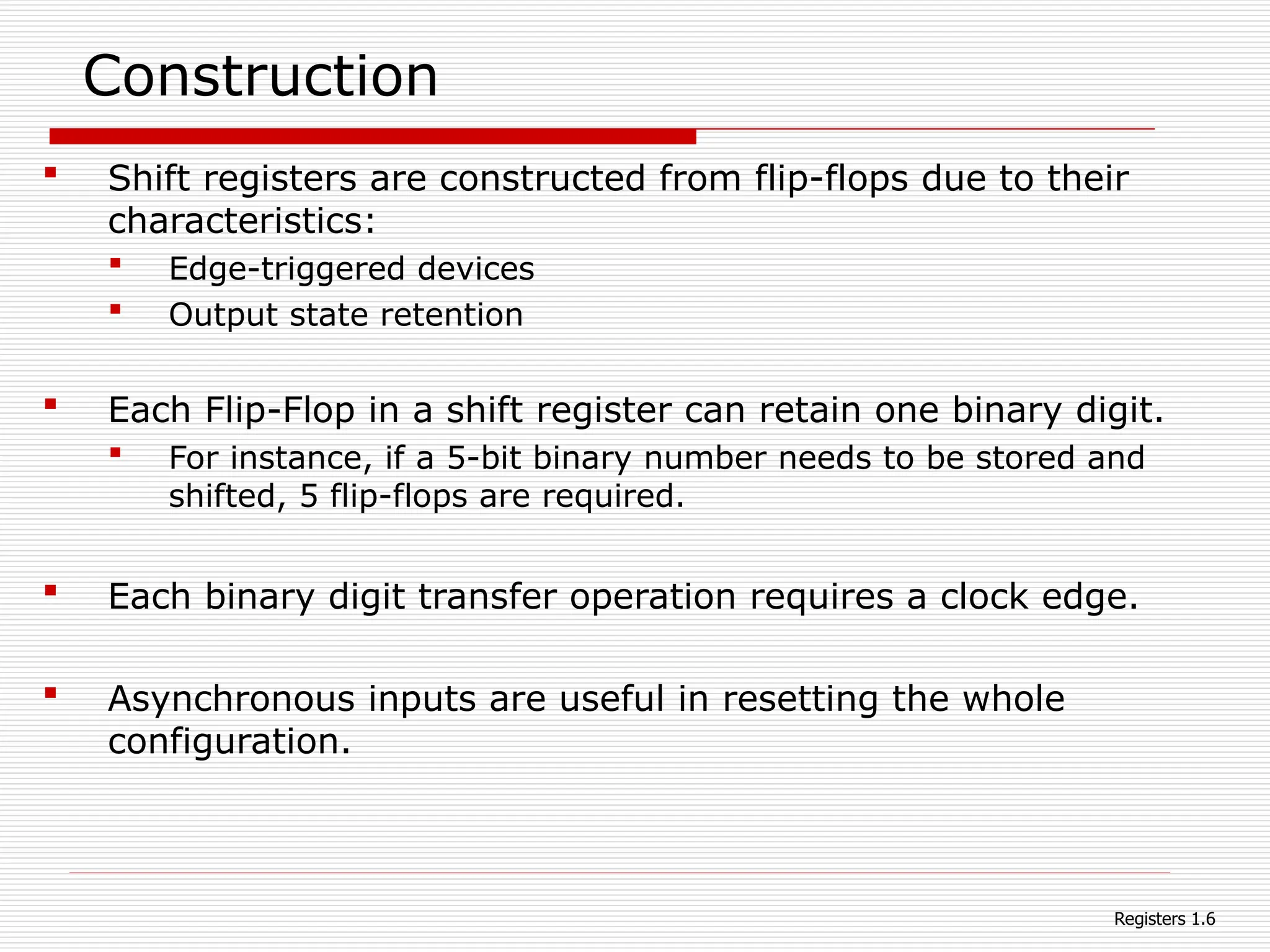 In Detail About The Shift Register Ppt Ppt